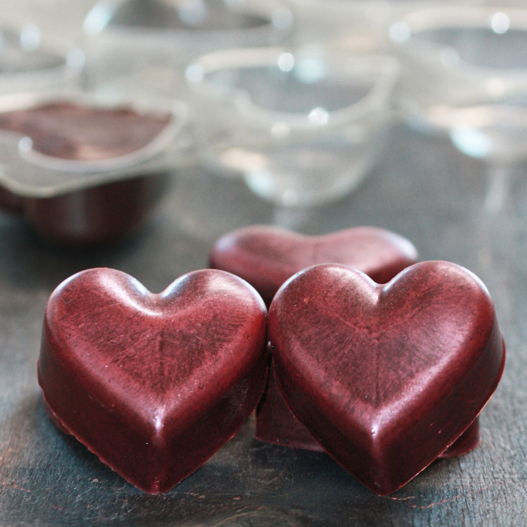 Søde chokolade hjerter til valentines | Lav selv